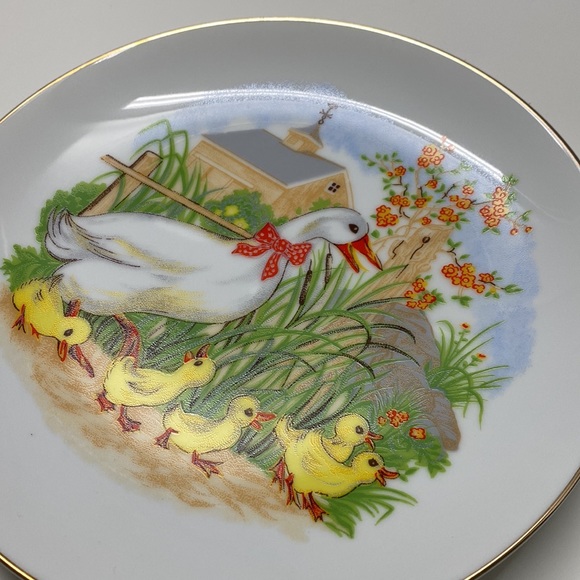 Kitchen | Vintage Duck Family Plate | Poshmark